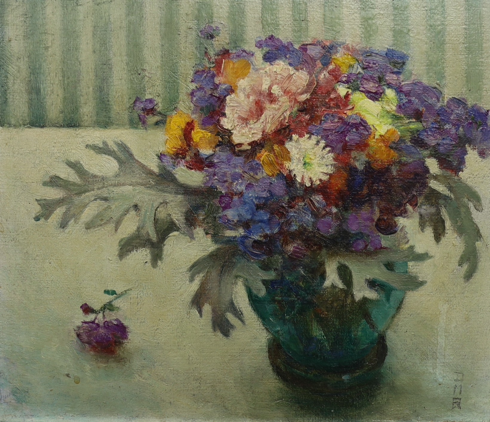 Diana Armfield | Still life of a vase of flowers | MutualArt