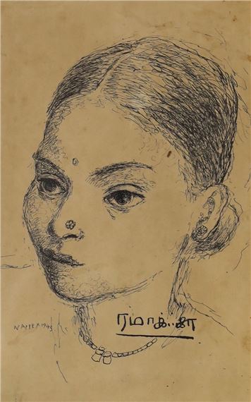 John Napper | Study of an Indian girl | MutualArt