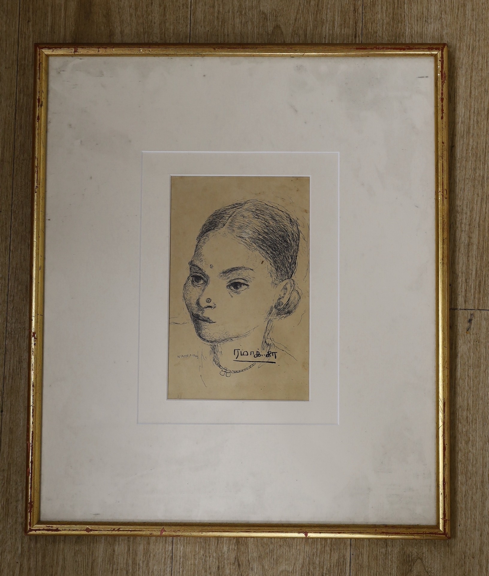 John Napper | Study of an Indian girl | MutualArt