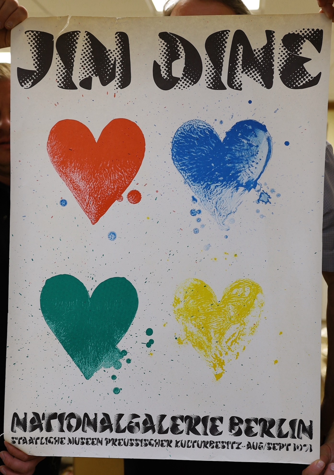 Jim Dine | Jim Dine - two coloured posters | MutualArt