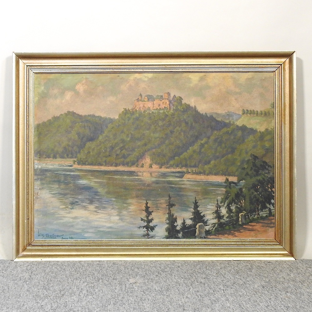 Willi Geiger | continental landscape (1948) | MutualArt