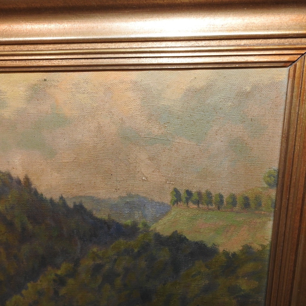 Willi Geiger | continental landscape (1948) | MutualArt