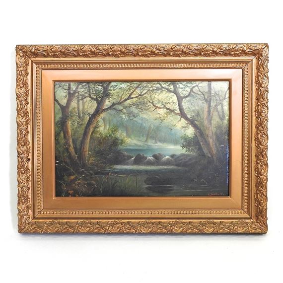 G. Martin | river landscape | MutualArt
