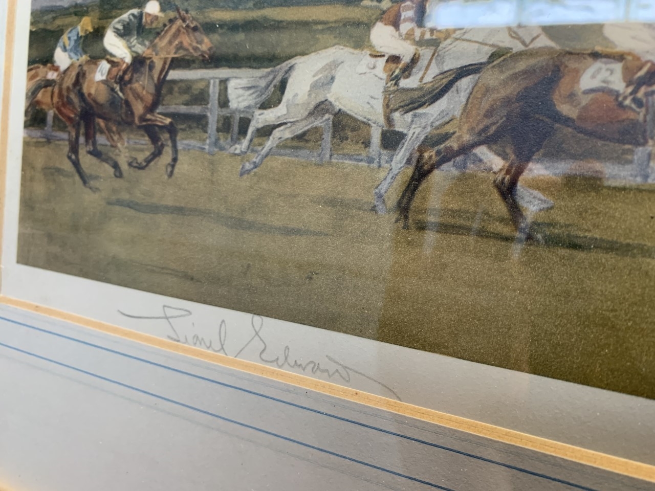 Lionel Edwards | Goodwood and Epsom, a pair of horse racing | MutualArt