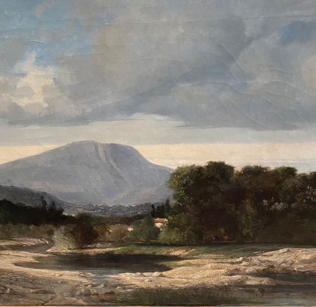 Joseph Colla | The Sainte Victoire mountain, 1862 (1862) | MutualArt