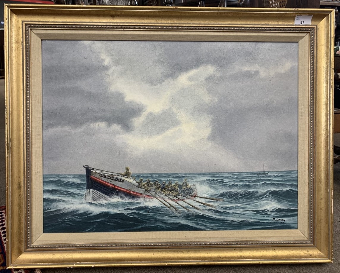 Mick Bensley | The Sheringham lifeboat William Bennett going to the aid ...