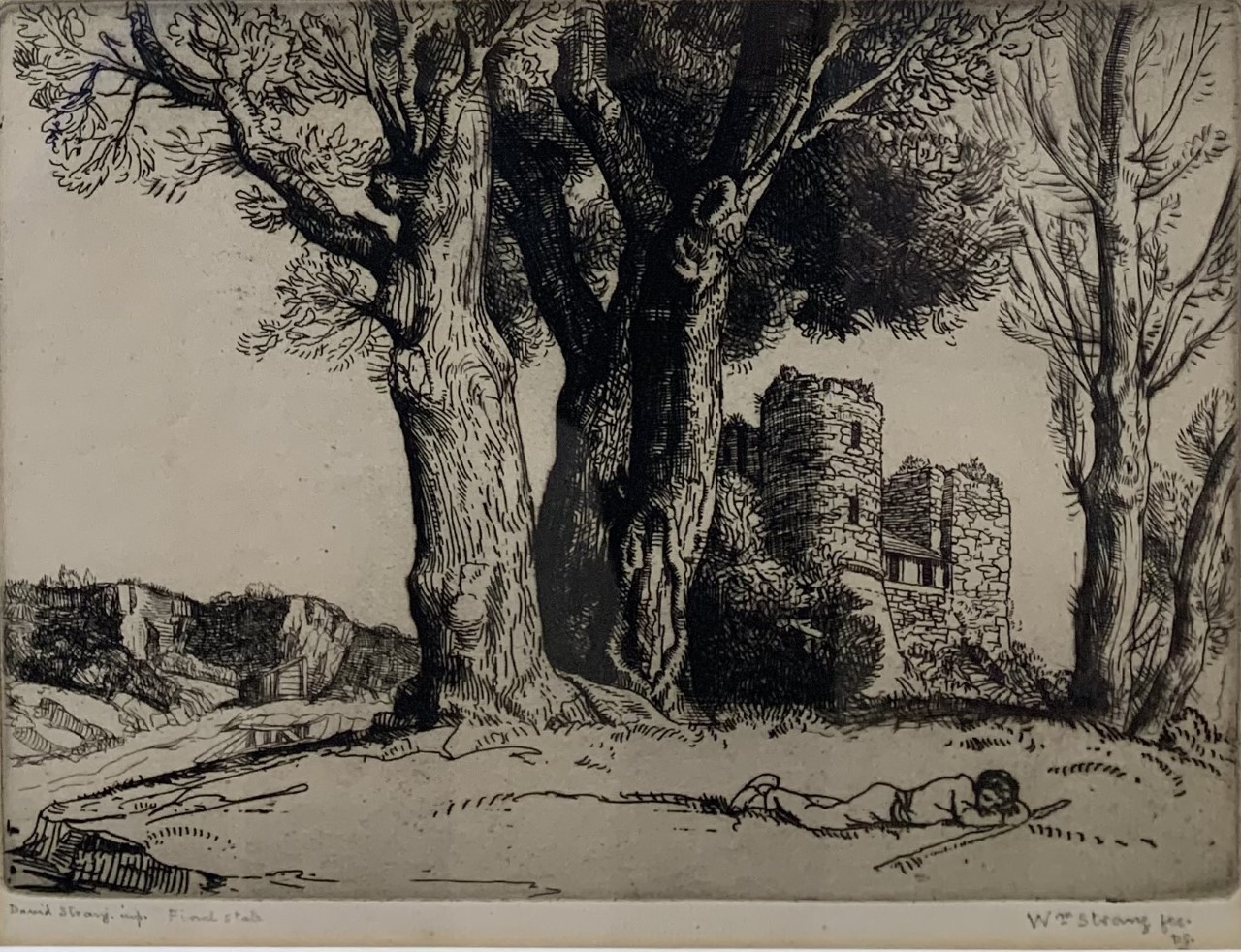 William Strang | Ruined Castle | MutualArt