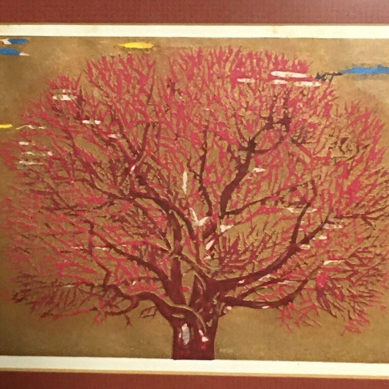 Joichi Hoshi | Red Tree | MutualArt