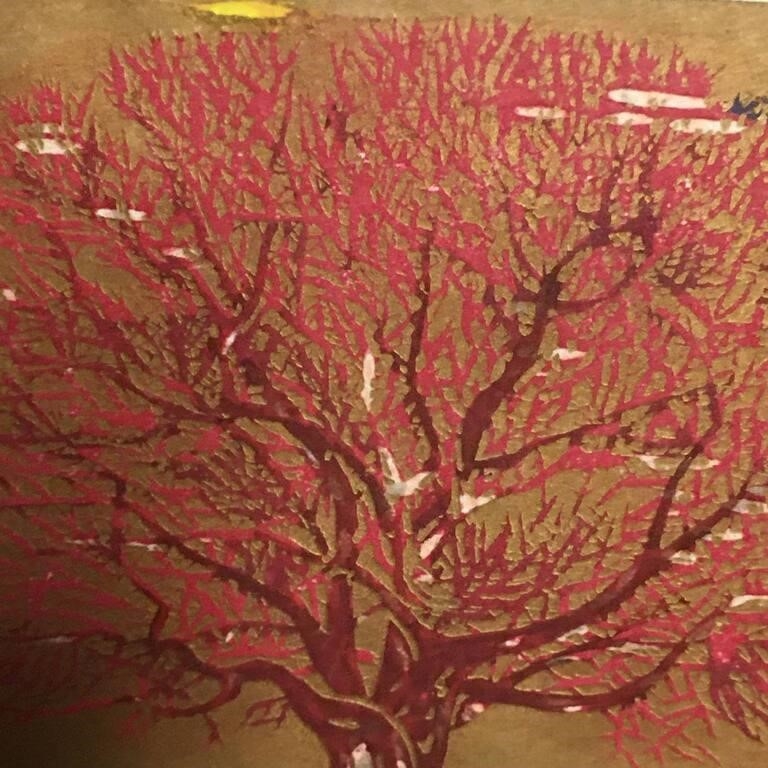 Joichi Hoshi | Red Tree | MutualArt