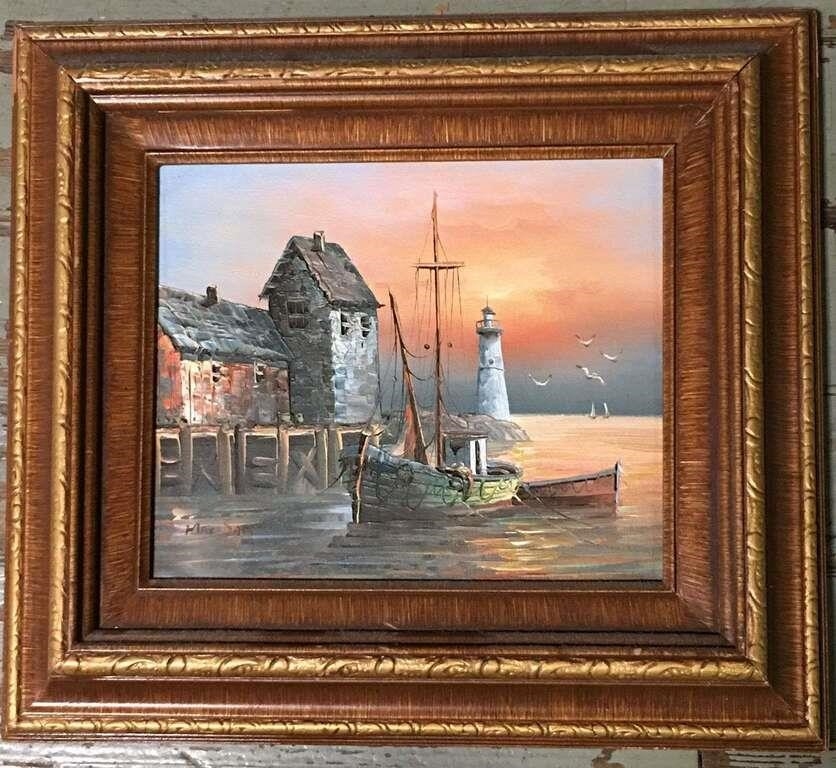 Max Savy | Dock Scene | MutualArt