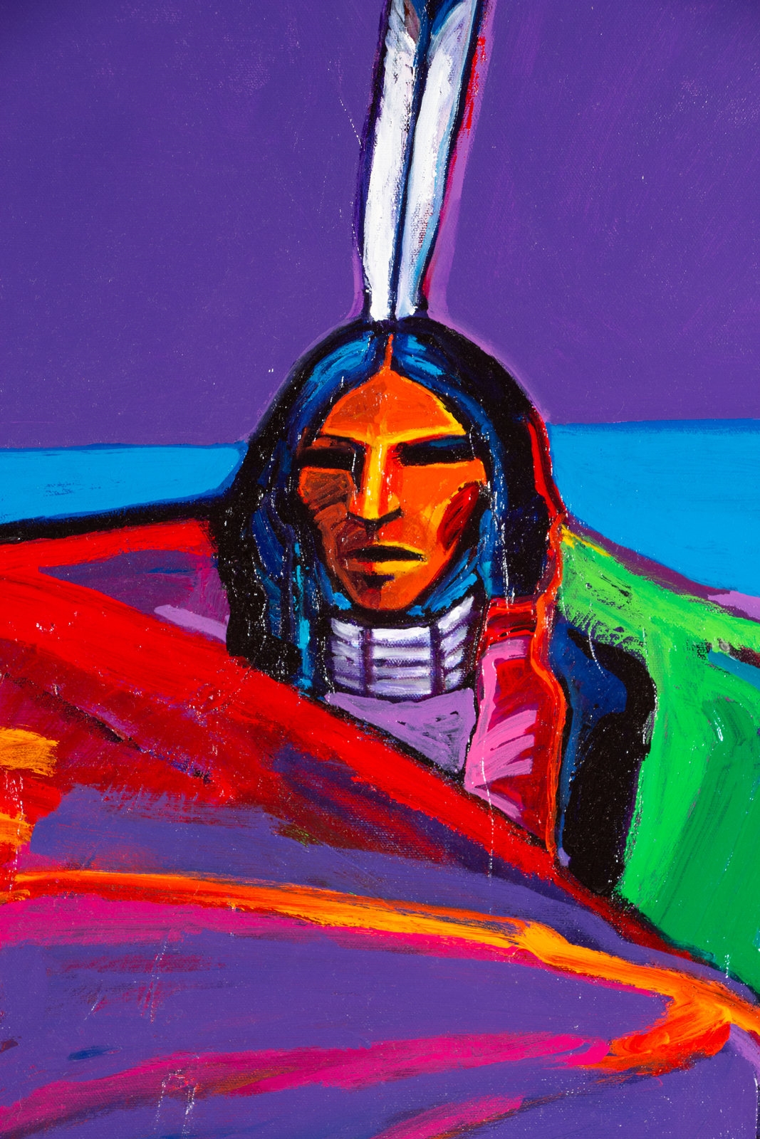 John Nieto | Shrouded Indian (1986) | MutualArt