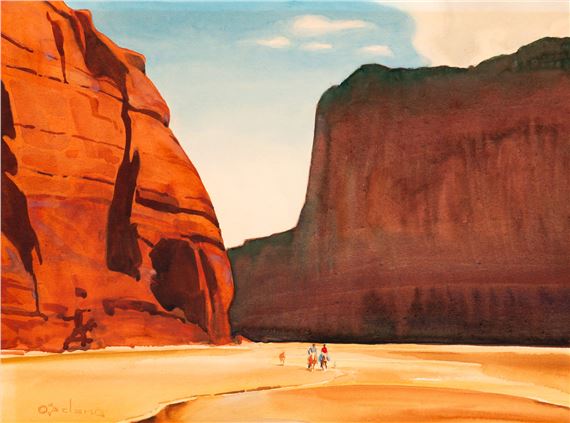 Gerard Curtis Delano | Rider Canyon de Chelly | MutualArt
