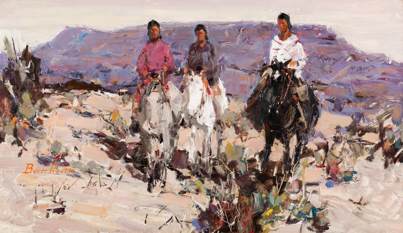 Burt Proctor | Navajo Riders | MutualArt