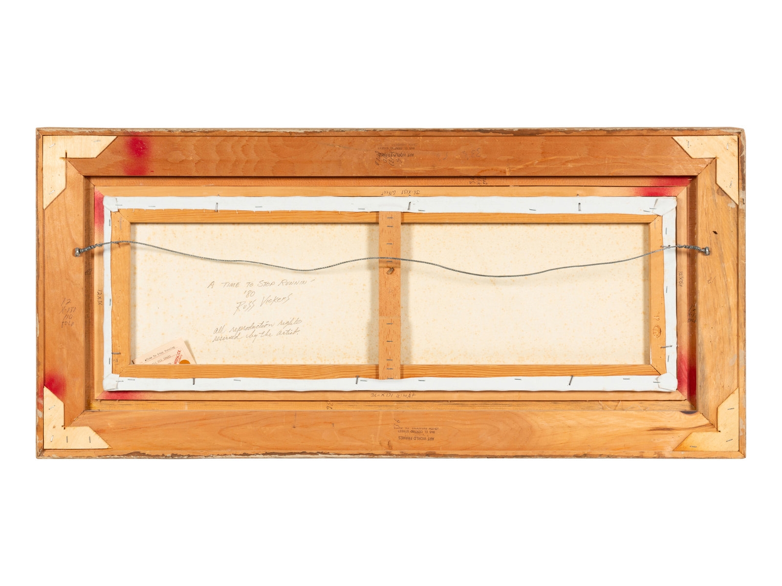 Russ Vickers | Time to Stop Running (1980) | MutualArt