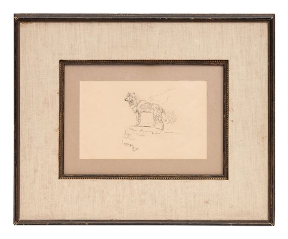 Charles Marion Russell | Wolf Facing Left | MutualArt