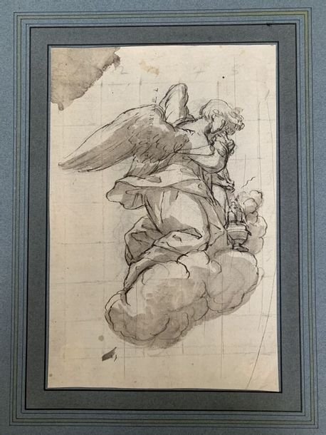 Genoese School, 18th Century | Angel carrying a monstrance | MutualArt