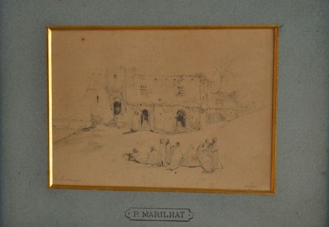 Prosper-Georges-Antoine Marilhat | Animated view in the surroundings of Algiers | MutualArt