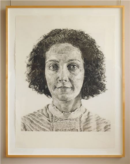 Chuck Close | Emily / Fingerpaint (1986) | MutualArt