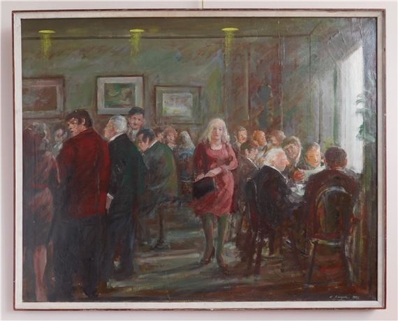 Clyde Singer | Lunch Hour (1985) | MutualArt