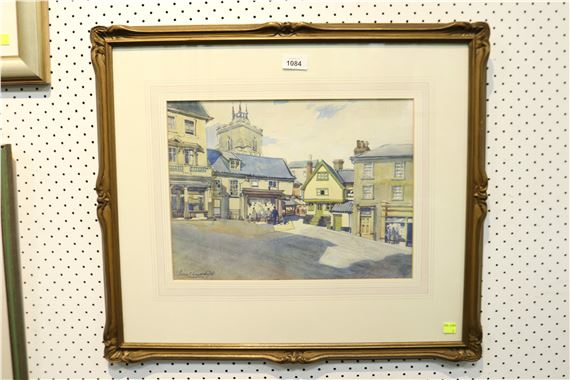 John Charles Goodchild | Village Scene | MutualArt