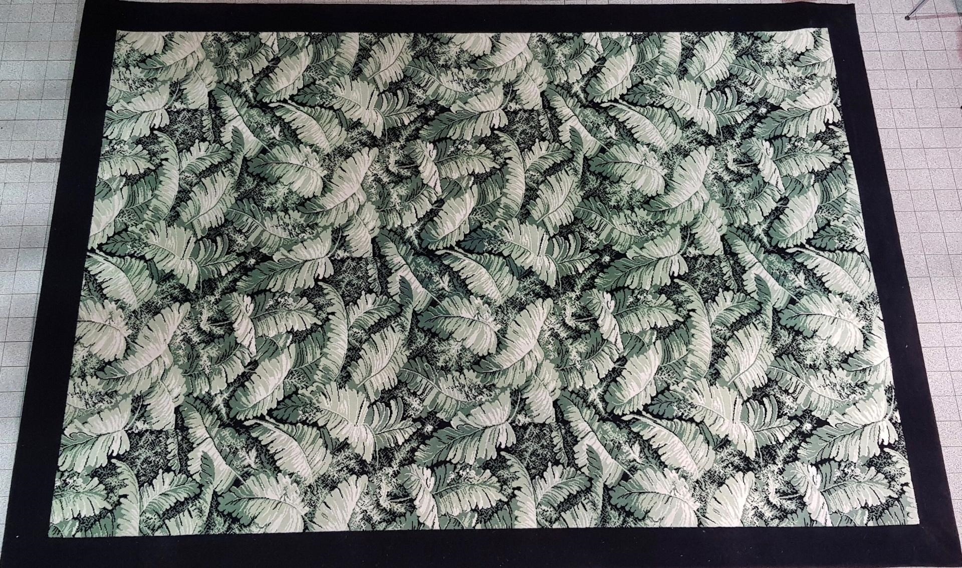 Madeleine Castaing | Un tapis à décor central de feuillage exotique ...