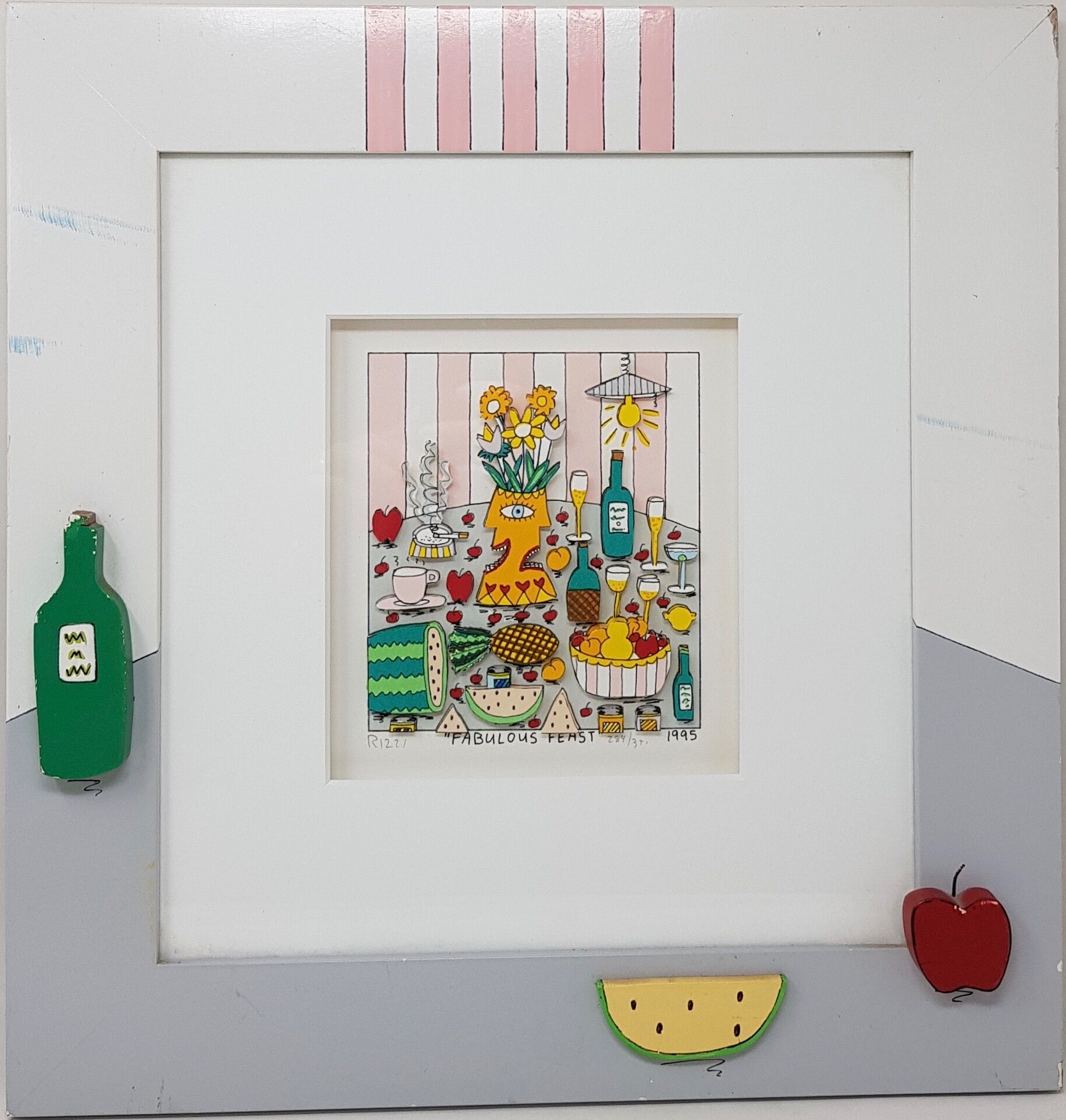 James Rizzi | Fabulous feast (1995) | MutualArt