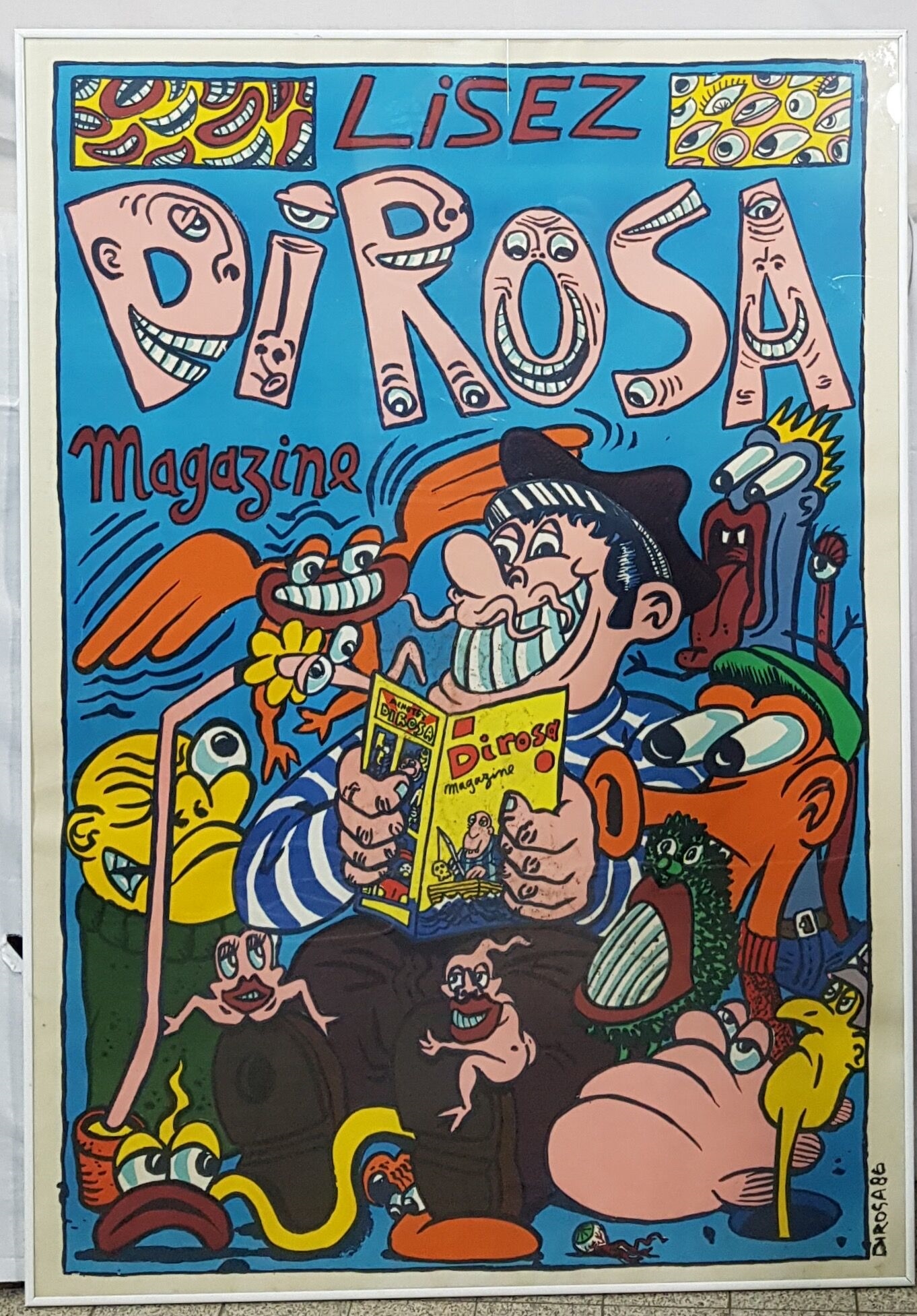 Hervé di Rosa | Lisez DiRosa Magazine (1986) | MutualArt