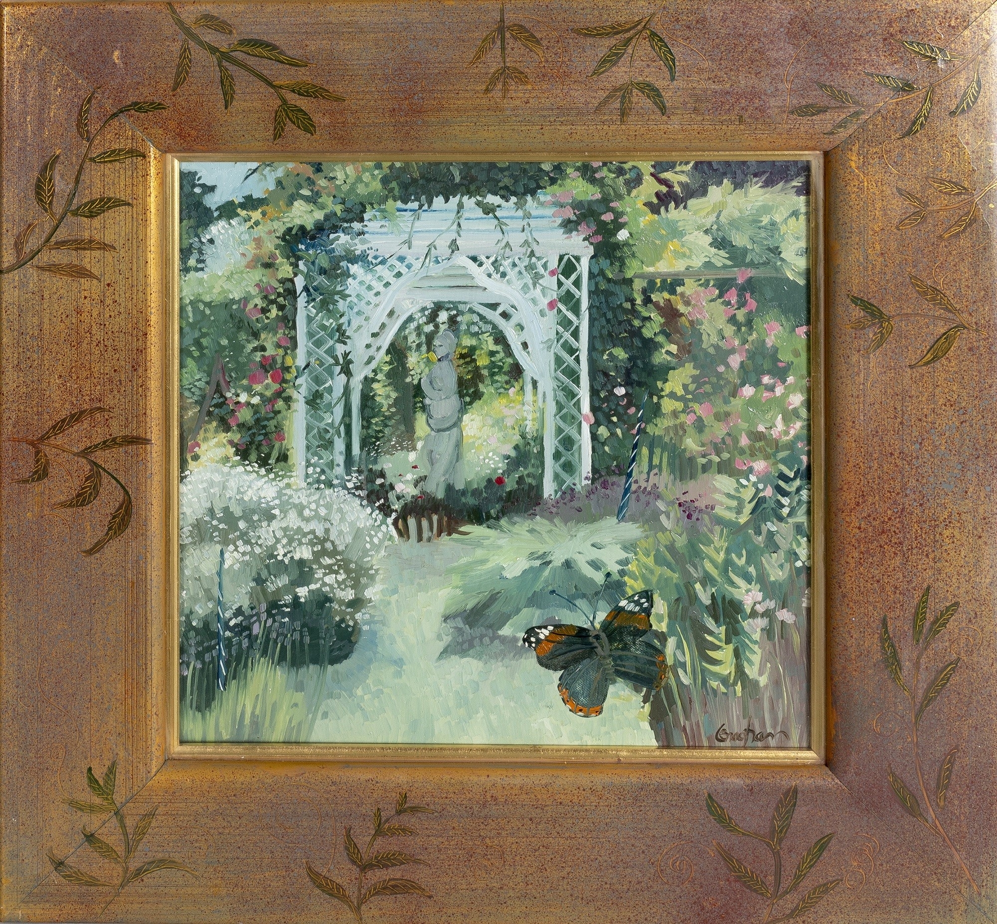 Brenda Lenaghan | Secret garden and butterfly | MutualArt