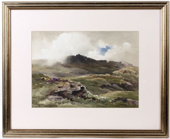 Wycliffe Egginton | Hillside with mist | MutualArt