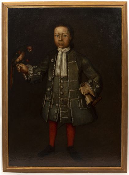 British School, 18th Century | Full length portrait of a child | MutualArt
