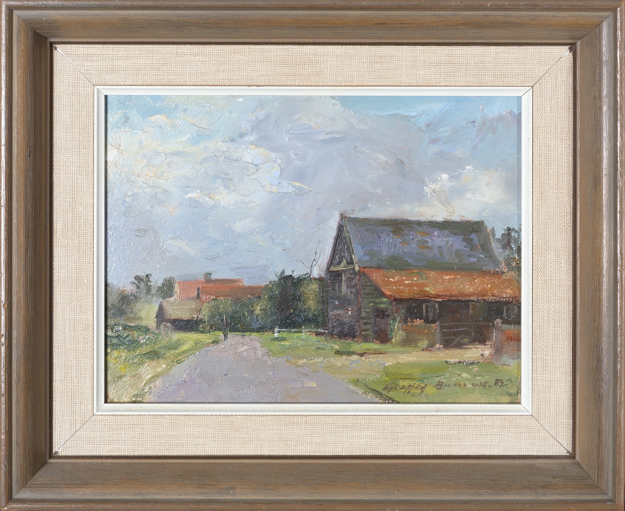 Geoffrey Burrows | Barn at Dickleburgh (82) | MutualArt