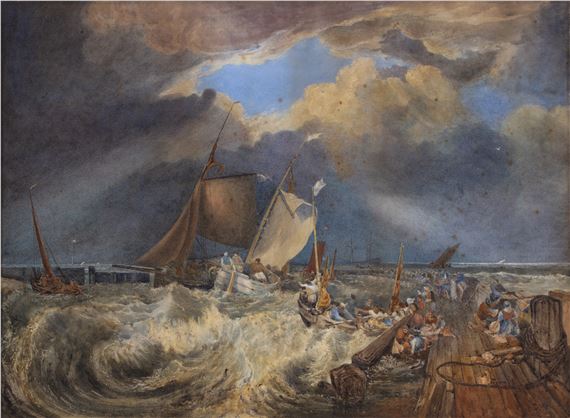 Joseph Mallord William Turner | Calais Pier | MutualArt