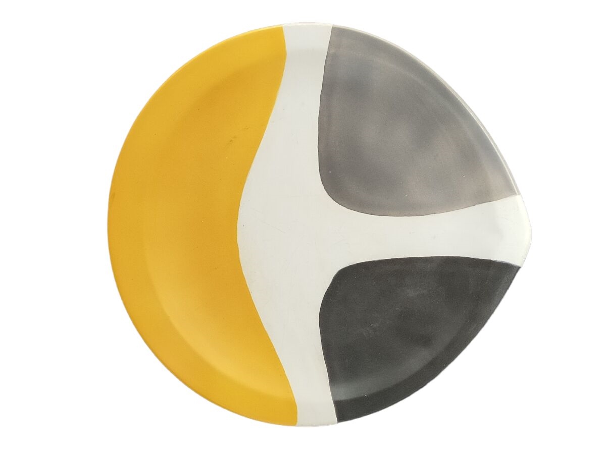 Mado Jolain | Mado JOLAIN (1921-2019) Assiette de forme libre en ...