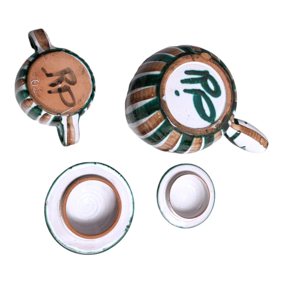 Robert Picault | Robert PICAULT (1919-2000) Service à café en faïence ...