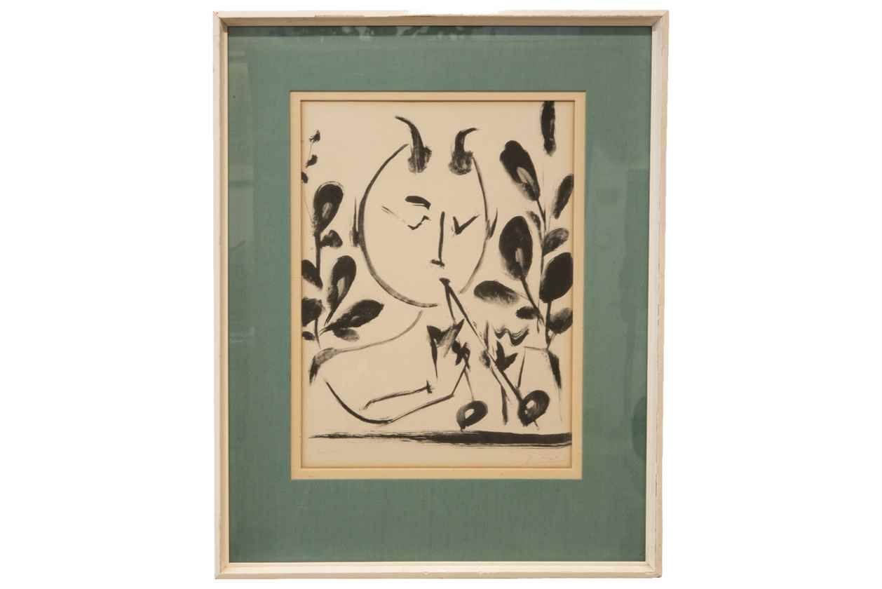 Pablo Picasso | Faune Musicien with branches | MutualArt