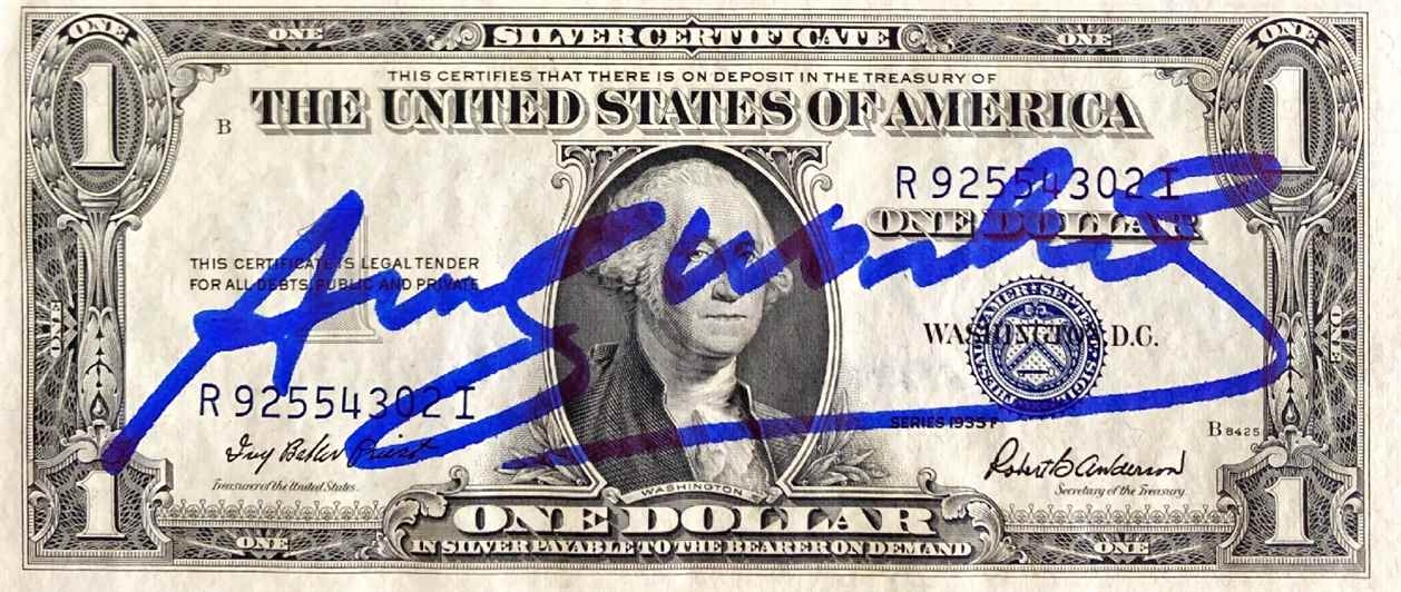 Andy Warhol | One Dollar Bill George Washington | MutualArt