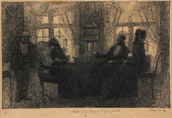 Christian Kongstad Petersen | Mr. Murdstone and his sister Miss Jane ...