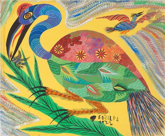 Francisco da Silva | Oiseaux (1972) | MutualArt