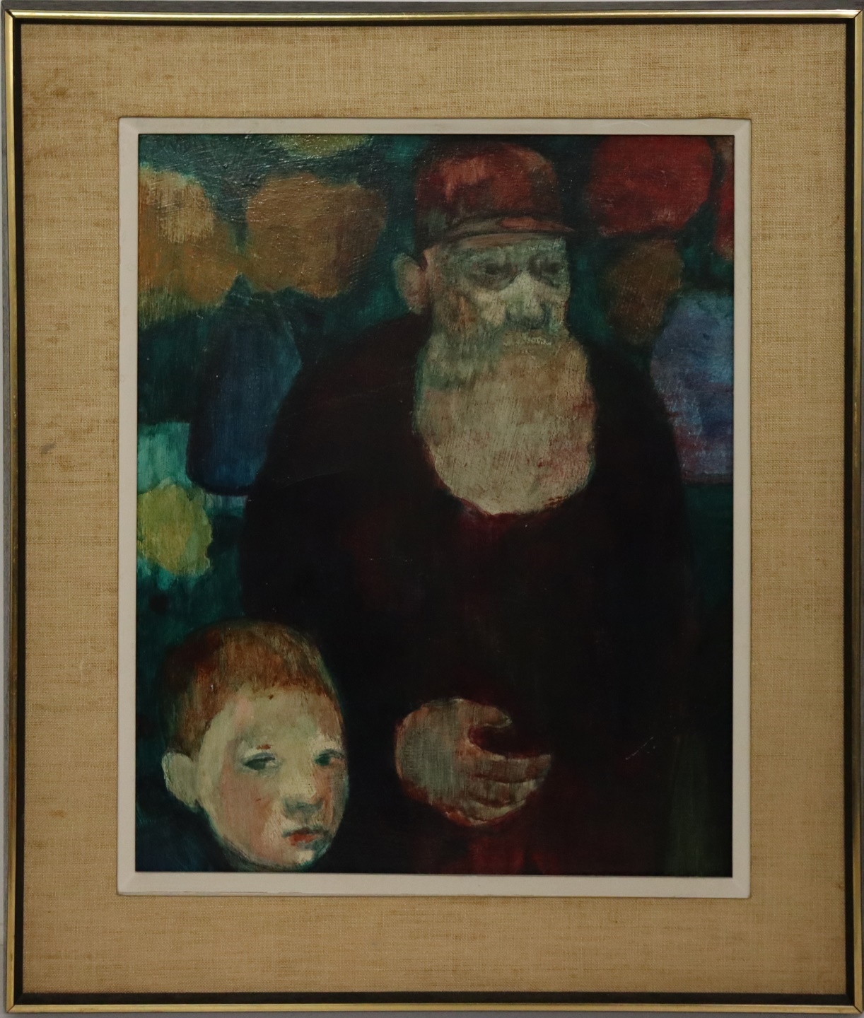 Diane Divito | Portrait of older gentleman with young boy | MutualArt