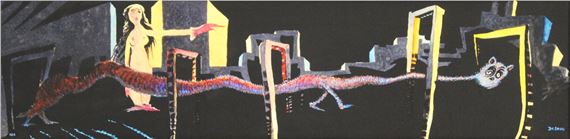 Dr. Seuss | Surly Cat Being Ejected | MutualArt