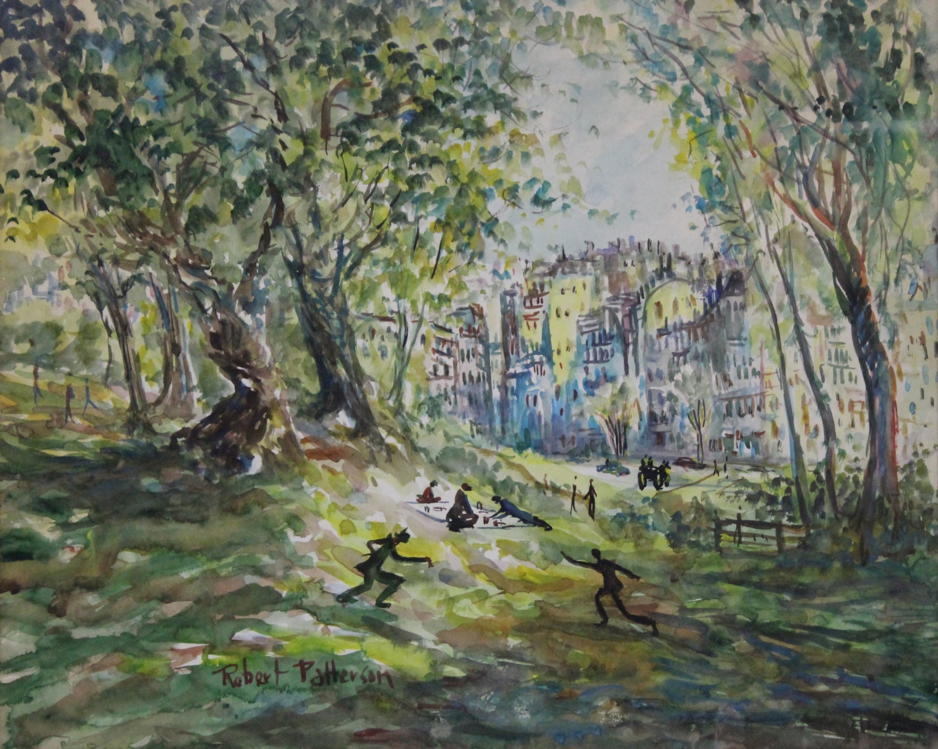 Robert Patterson | Park scene | MutualArt