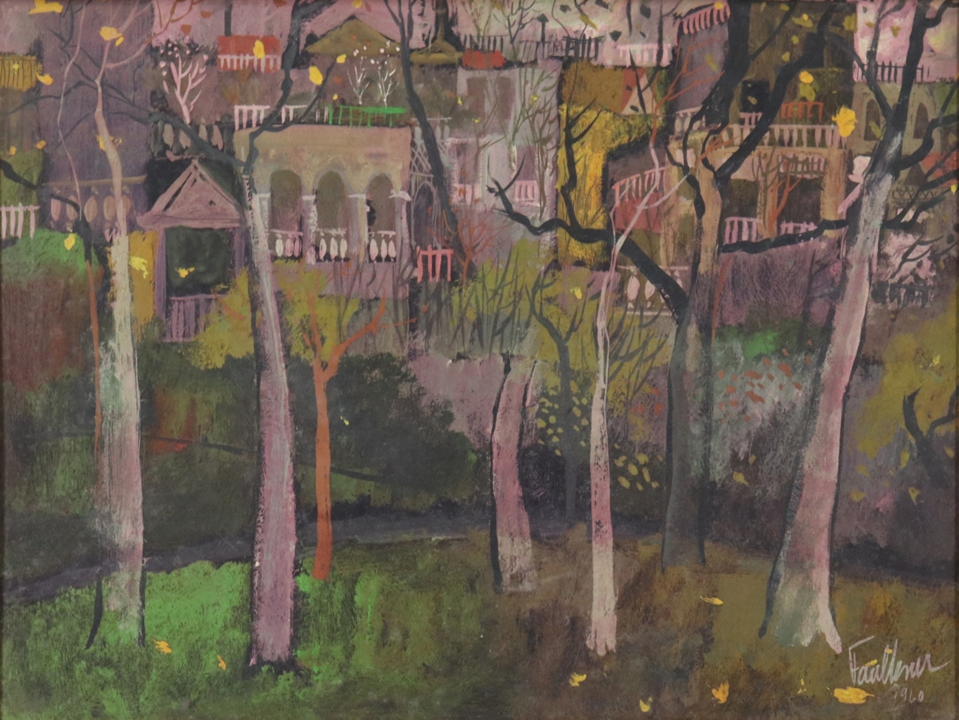Henry Lawrence Faulkner | Oil on board (1960) | MutualArt