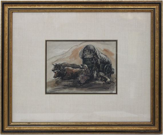 Eugene Higgins | Wagon scene | MutualArt