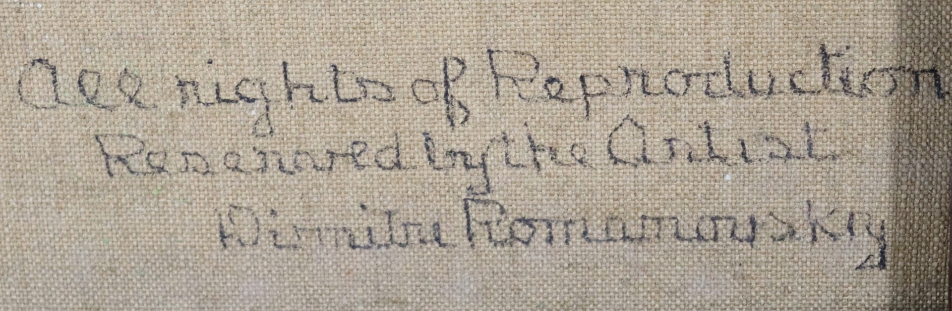 Dimitri Romanovsky | Oil on canvas | MutualArt