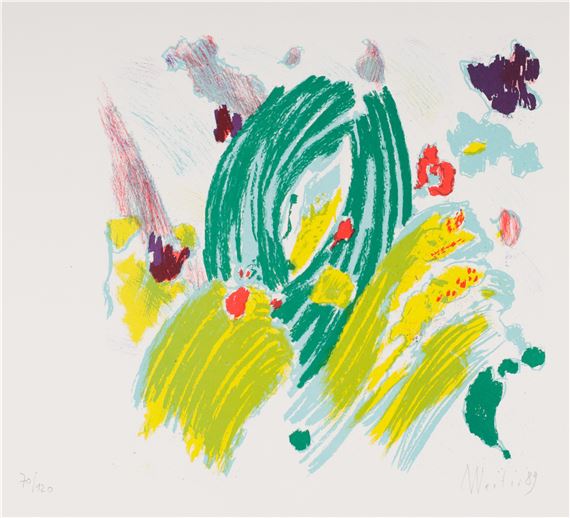 Max Weiler | Gras und Blumen | MutualArt