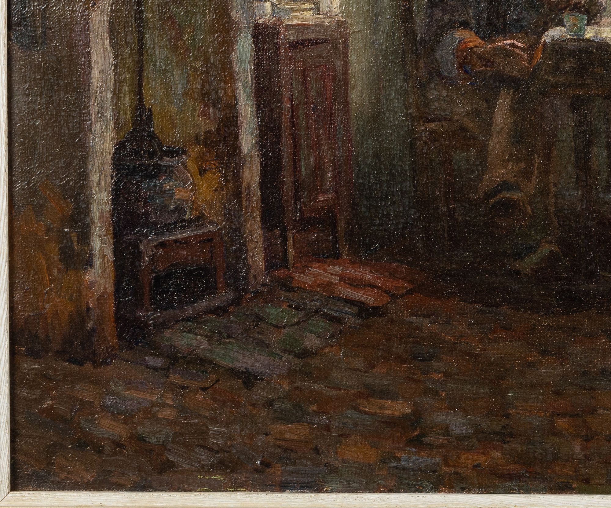 Melbourne Havelock Hardwick | Figures in an Interior (1915) | MutualArt
