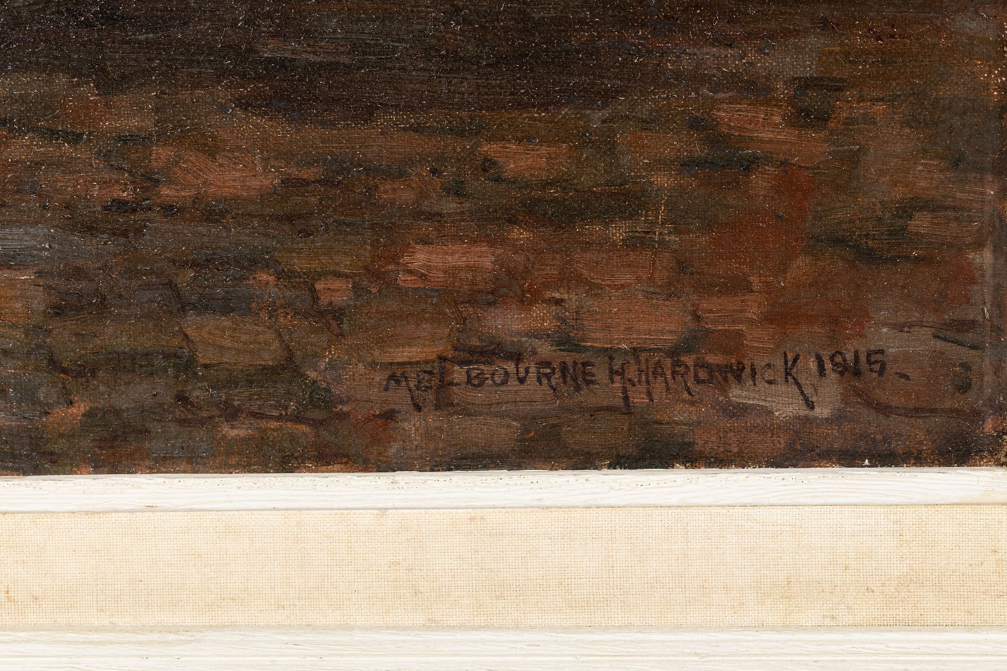 Melbourne Havelock Hardwick | Figures in an Interior (1915) | MutualArt