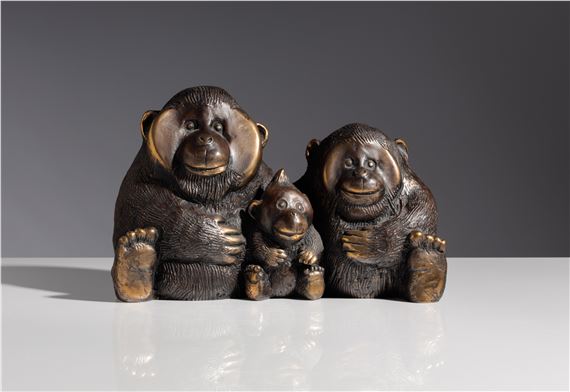 Gottfried Kumpf | Orang Utan Familie (2007) | MutualArt