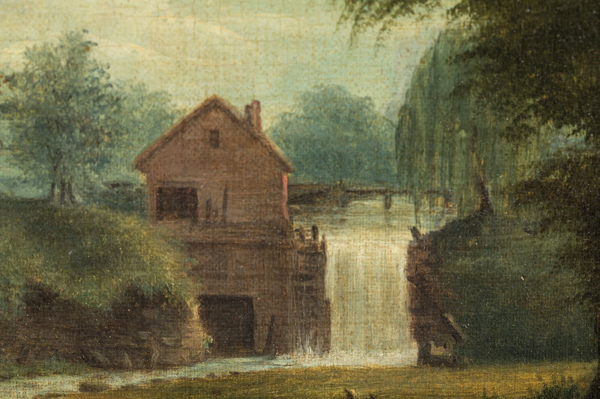 Joseph Rusling Meeker | Fishing on Scajaquada Creek (81) | MutualArt