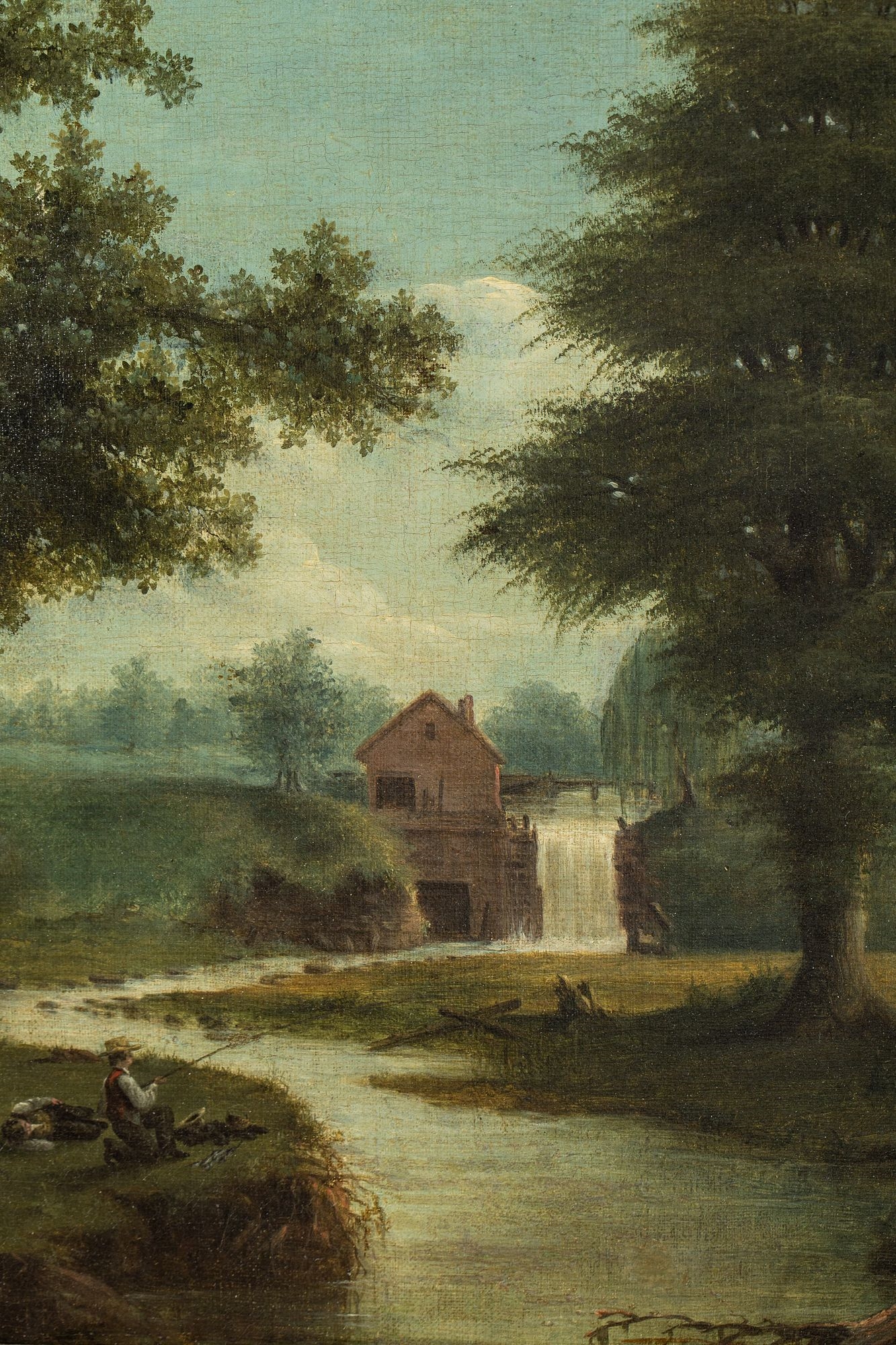 Joseph Rusling Meeker | Fishing on Scajaquada Creek (81) | MutualArt